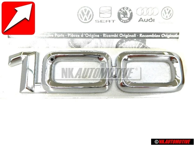 AUDI ORIGINAL 100 Hinten Schriftzug Emblem Logo Chrom - 4A9853741 2ZZ ...
