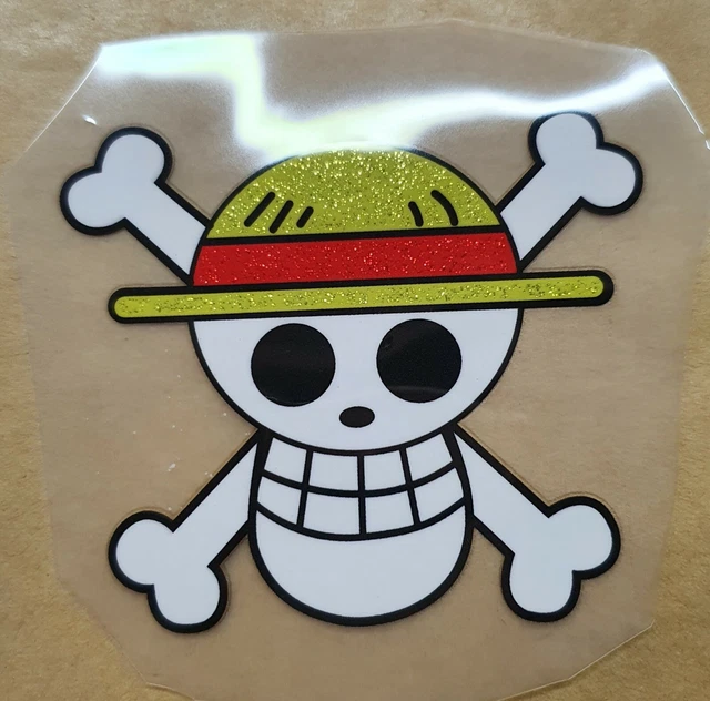 ONE PIECE ANIME Straw Hat Pirate Smooth Iron on Heat Transfer Patch for ...
