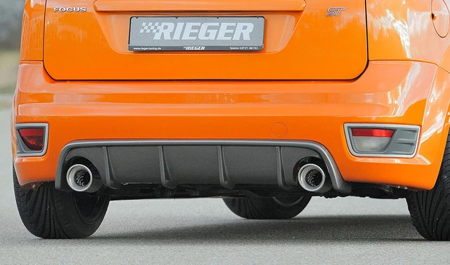 FORD FOCUS ST MK2 Pre Facelift RIEGER Rear Bumper Insert / Diffuser ...