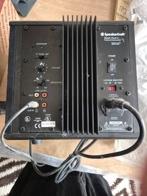 SPEAKERCRAFT BASSX DUAL 6 Powered Subwoofer £12.64 - PicClick UK
