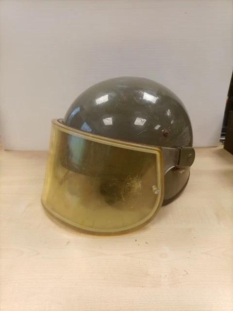 VINTAGE ITALIAN STATE Police Riot Police Helmet £49.99 - PicClick UK