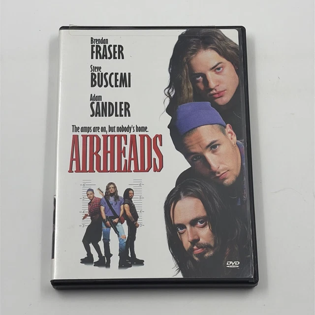 AIRHEADS (DVD, 2001) Brendan Fraser, Steve Buscemi, Adam Sandler $13.87 ...