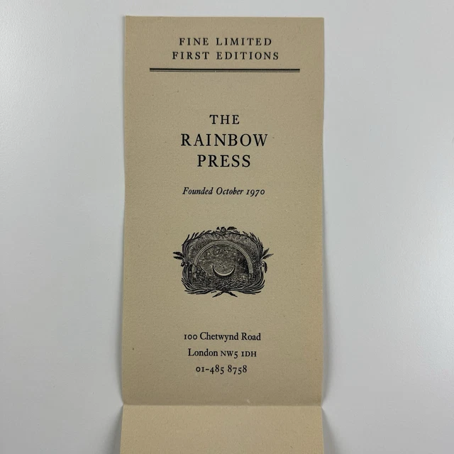 LEAFLET BOG POEMS by Seamus Heaney. The Rainbow Press, 9, Published May ...