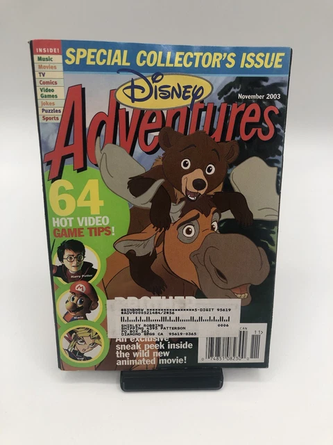 DISNEY ADVENTURES MAGAZINE Nov2003 Special Collector's Issue Brother ...