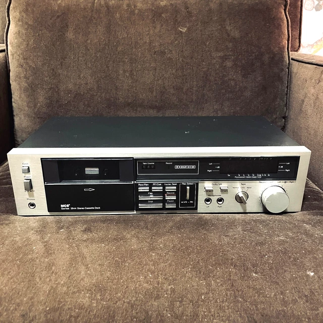 MCS SERIES 683-3544 Modular Component Systems Stereo Cassette Deck ...