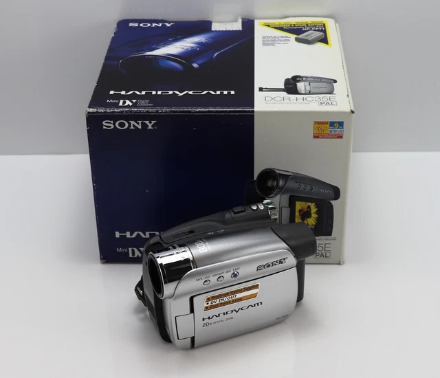 SONY HANDYCAM DCR-HC35E Camcorder Boxed Mini Dv Digital Tape Video ...