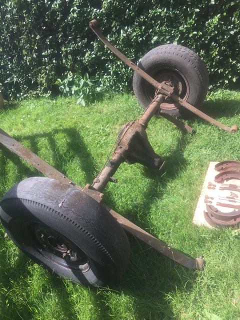 BEDFORD CF Mk1 Full Rear Axle And Suspension Trailer £100.00 - PicClick UK