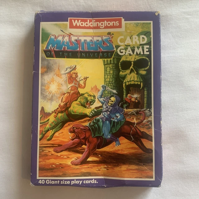MASTERS OF THE Universe Card Game 1983 Mattel Inc .Waddingtons Vintage ...