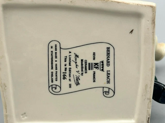 KEVIN FRANCIS PEGGY Davies Ceramics Bernard Leach Limited Edition Toby ...