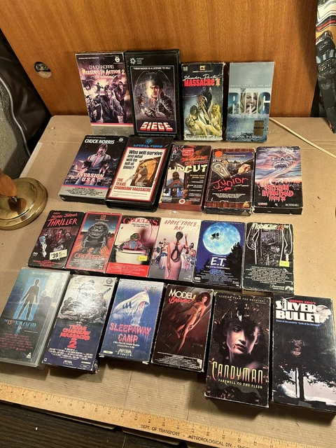 VINTAGE VHS TAPES and beta horror collection $2,025.00 - PicClick CA