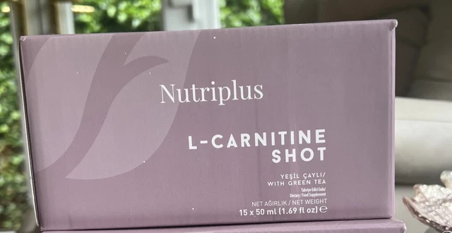 NUTRIPLUS - L-CARNITINE Shot 15 Shots with Green Tea Farmasi. BRAND NEW ...