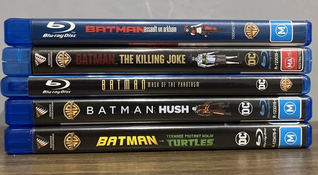 5 X DC Universe Animated Original Movie DVD Bundle Lot Region 4 Free ...