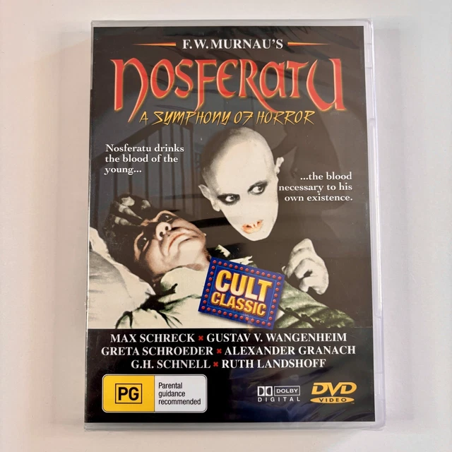 NOSFERATU A SYMPHONY Of Horror DVD Region Free PAL Brand New Sealed ...