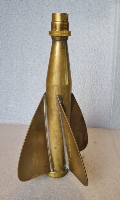 NAUTICAL SHIPS BRASS Taffrail Cherub Log Spinner 354 Lamp Base - Thomas ...