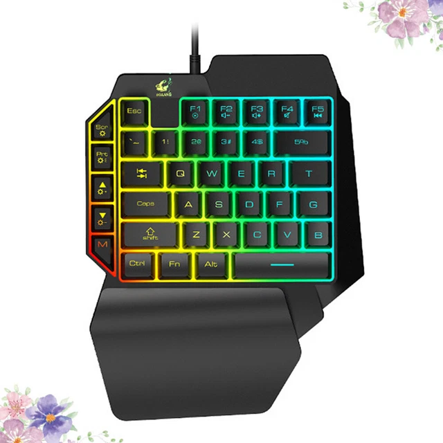 SINGLE-HAND CONTROL KEYPAD One Handed Keyboard Keybord Gaming Keyboard ...