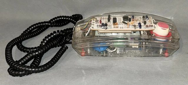 VTG LONESTAR CLEAR Pink Transparent Phone 80s 90s Retro #911 Baby ...