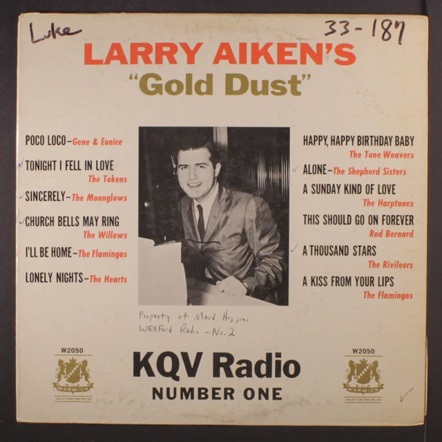 DIVERS : LARRY Aiken's Gold Dust kqv radio numéro un PAS SUR L ...