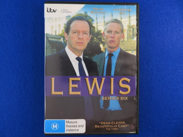 LEWIS SERIES SEASON 6 - Kevin Whately - DVD - Region 4 - Fast Postage ...