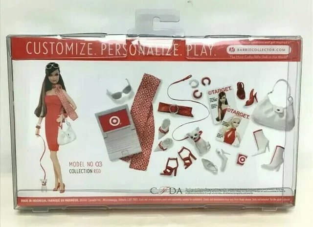 BARBIE BASICS TOP model accessories nrfb look n.1 red collection (htf ...