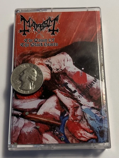 MAYHEM THE DAWN Of The Black Hearts Cassette Tape Live In Sarpsborg ...