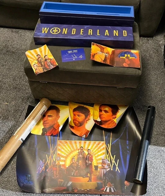 TAKE THAT - Super Deluxe Wonderland Box Set Signed Limited Edition ...