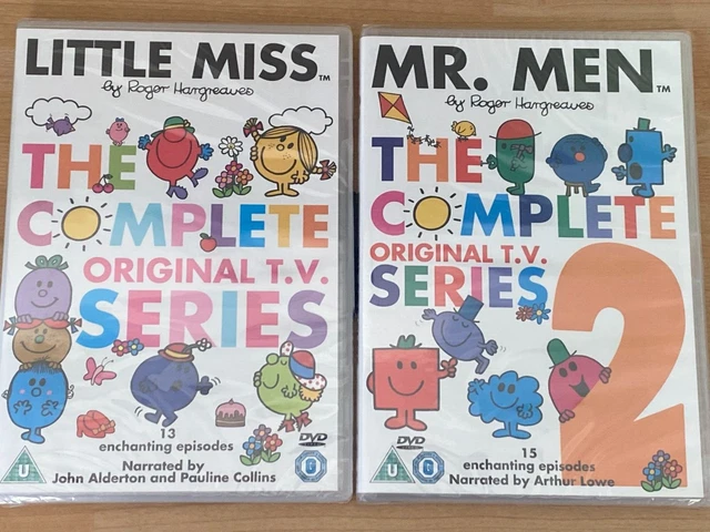 MR. MEN COMPLETE Series 2 + Little Miss Complete Series DVD NEW £4.99 ...