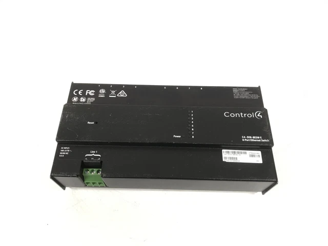 CONTROL4 CONTROL 4 C4-DIN-8ESW-E 8-Port Ethernet Switch $79.99 - PicClick