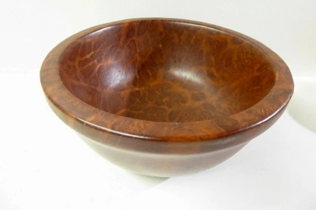 VINTAGE COOLABAH TURNED Timber Wooden Bowl Natural Selection Ron ...