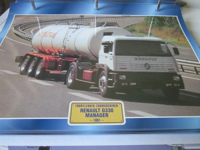 SUPER TRUCKS FRONTLENKER Frankreich Renault G330 Manager 1981 EUR 4,25 ...