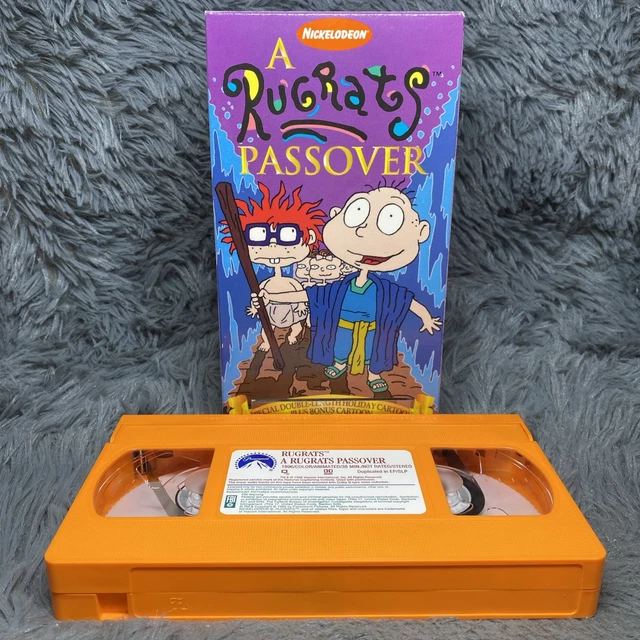 Rugrats A Rugrats Passover Vhs 1996 Nickelodeon Orange Tape Kids
