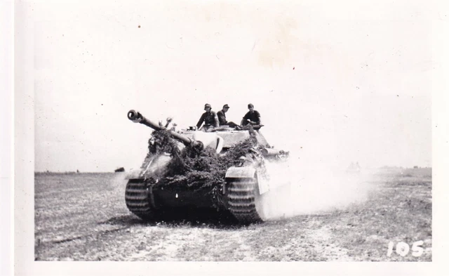 WWII WARPICS PHOTO GERMAN JAGDPANTHER Panther TANK DESTROYER in the ...