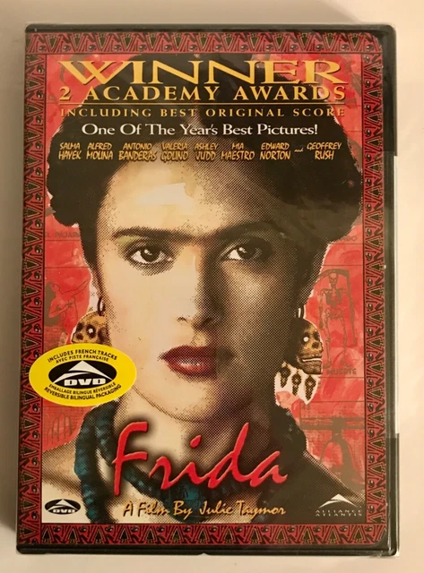 FRIDA DVD 2002 Frida Kahlo Biography Romance Salma Hayek Antonio ...