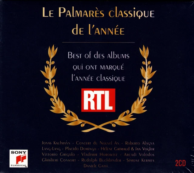 LE PALMARES CLASSIQUE De L'annee Rtl / Album 2 Cd / Neuf Sous Blister D ...