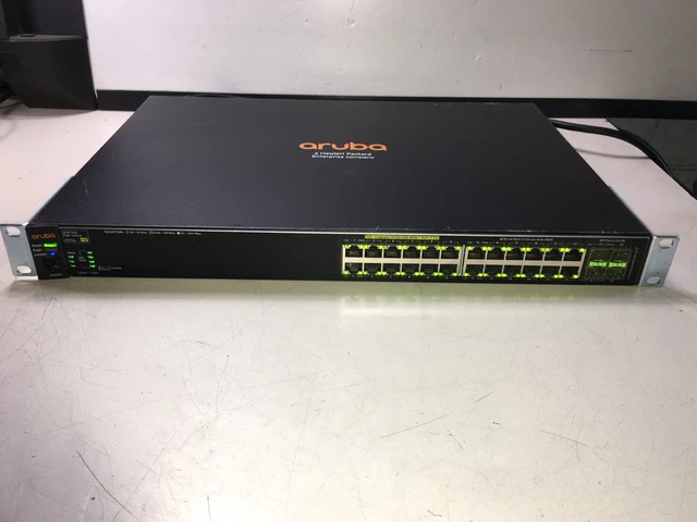 HPE ARUBA 2530-24G J9773A PoE+ 24-PORT GIGABIT ETHERNET SWITCH J9773 ...