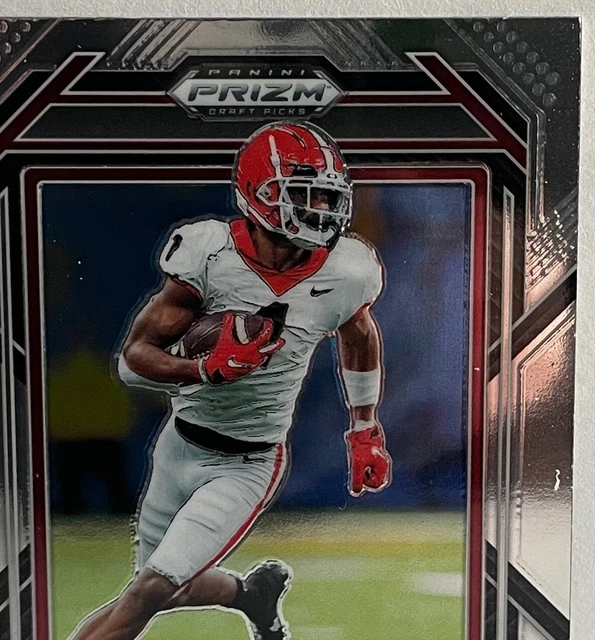 2023 PANINI PRIZM Draft Picks Base George Pickens #42 Georgia Bulldogs ...
