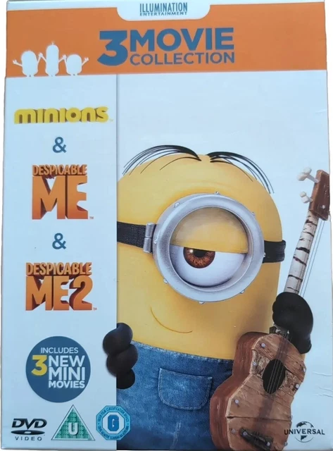 3 MOVIE COLLECTION - Despicable Me, Despicable Me 2 & Minions: 3 Mini ...