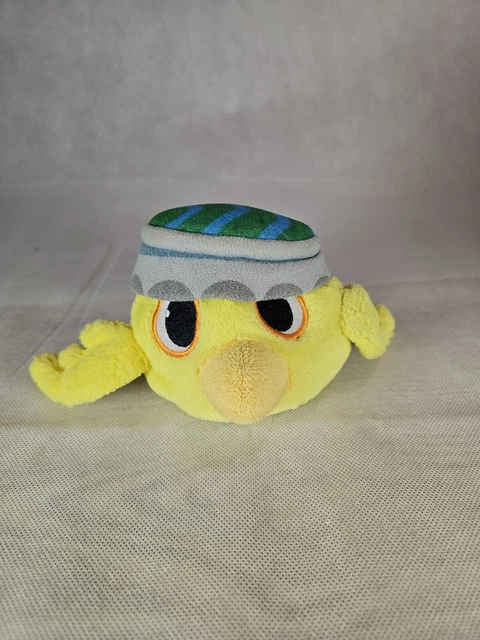 ANGRY BIRDS RIO Plush Yellow Bird with Striped Hat Commonwealth Stuffed ...