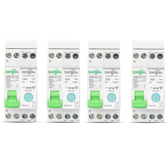 TUYA MCB WIFI Smart Circuit Breaker with Timer and Overload Protection ... TUYA MCB WIFI Smart Circuit Breaker with Timer and Overload Protection ...