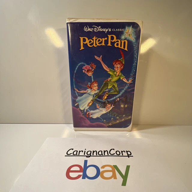 PETER-PAN-VHS-SCHWARZ-DIAMANT-CLASSIC-WALT-DISNEY-960-SELTEN PETER-PAN ...