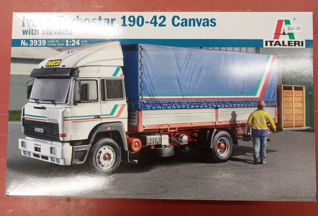 ITALERI SCALA 1/24 Iveco Turbostar 190-42 Tela con Kit Modellino ...