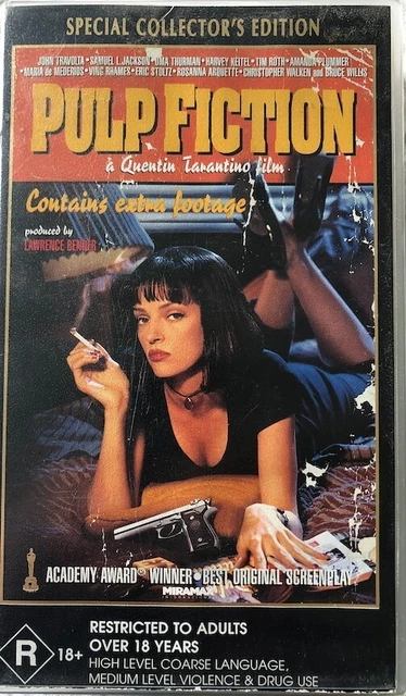 PULP FICTION COLLECTOR’S Edition VHS Movie Video Cassette Tape £9.92 - PicClick UK