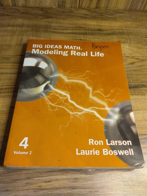 BIG IDEAS MATH Modeling Real Life Grade 4 Student Workbook South Volume ...