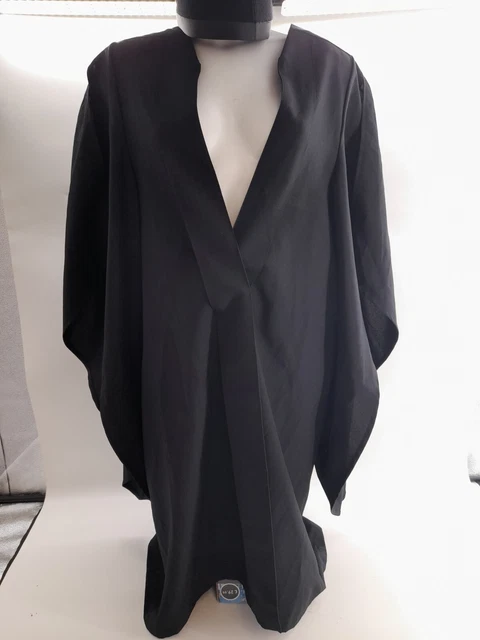 EDE AND RAVENSCROFT Graduation Black Robe Gown and Cap Academic EUR 41 ...