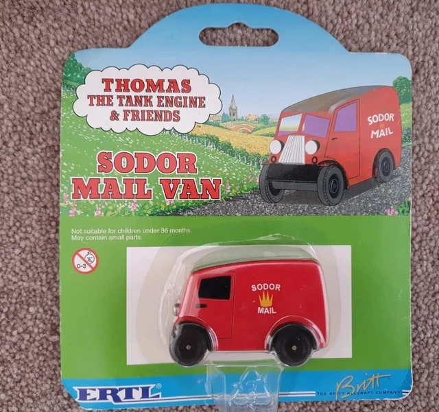 THOMAS THE TANK Engine & Friends ERTL Sodor Mail Van Diecast NEW 1999 ...