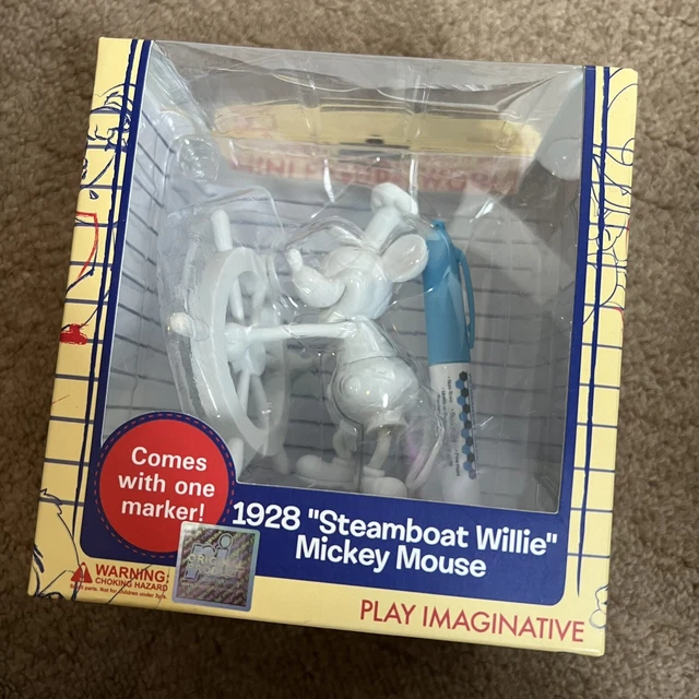 DISNEY STEAMBOAT WILLIE Mickey Mouse Mini Figure World DIY BNIB With ...