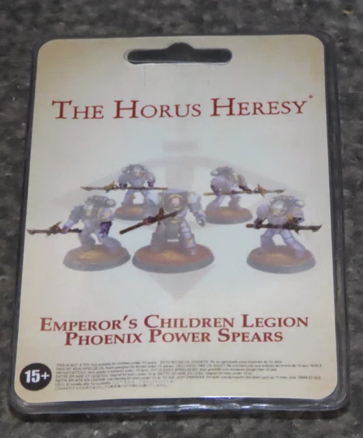 FORGEWORLD EMPEROR'S CHILDREN Legion Phoenix Power Spears Upgrade Horus ...