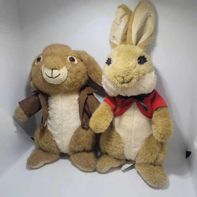 BENJAMIN BUNNY & Flopsy Mopsy From Peter Rabbit Cuddly Plush Soft Toys ...