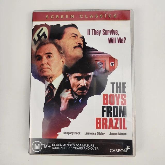 THE BOYS FROM Brazil DVD 1978 Gregory Peck Classic Thriller Region 4 ...