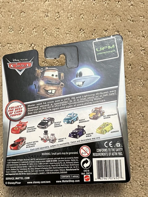 DISNEY PIXAR CARS UFM Mater Dr Abschlepp Wagen Mattel Diecast £28.98 ...