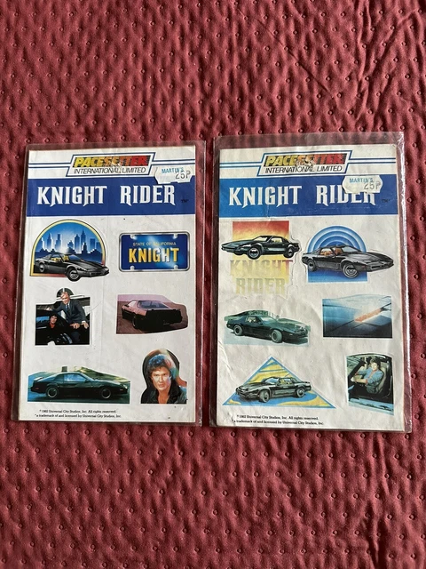 VINTAGE RARE PACESETTER STICKERS (édition limitée) K2000 1982 EUR 19,99 ...